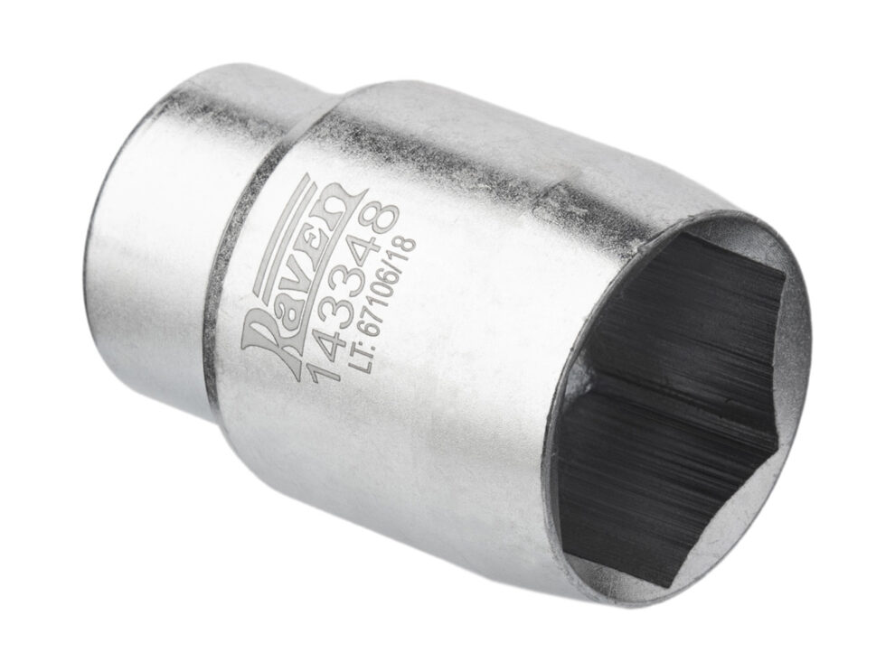 SOQUETE SEXTAVADO DE 36 MM, ENC. 3/4" P/ PORCA DO CUBO RODA DIANTEIRO ...